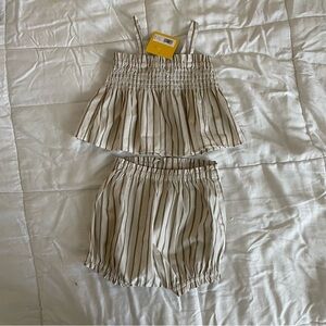 Banana Republic | Matching Sets | Banana Republic Baby Striped Ruffle Matching Set 62 | Poshmark